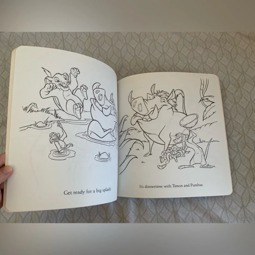 Disney | Toys | Disney 997 Story Time Coloring Book The Lion King ...